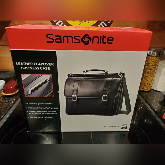 Samsonite | Office | New Samsonite Leather Business Case | Poshmark